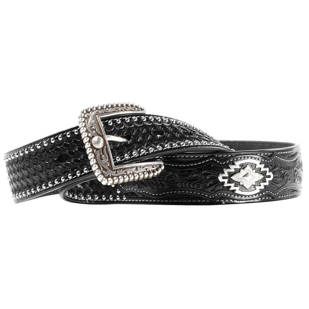 Cinto Ariat Mod A10009382 Color Negro con Conchos – Resistol & Stetson ...